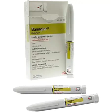 Basaglar 100 Units/Ml Pfp 5 Pens Of 3 Ml (Refrigerator)