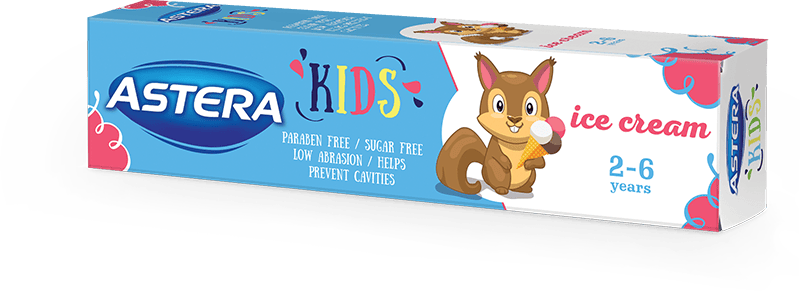 ASTERA Toothpaste Astera KIDS Ice Cream (age 2-6) 50 ML